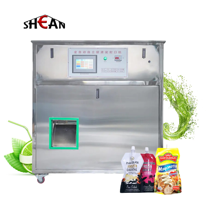 Jam Jelly Filling Packing Machines Stand up Spout Pouch Filling ...